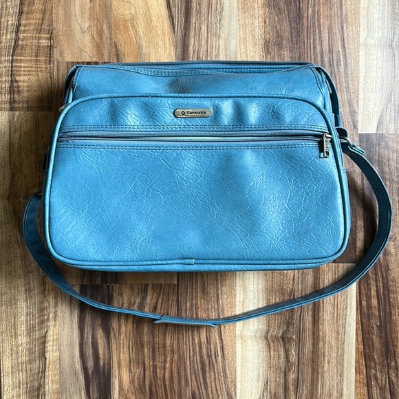 Samsonite | Bags | Vintage Samsonite Silhouette Light Blue Soft Sided ...